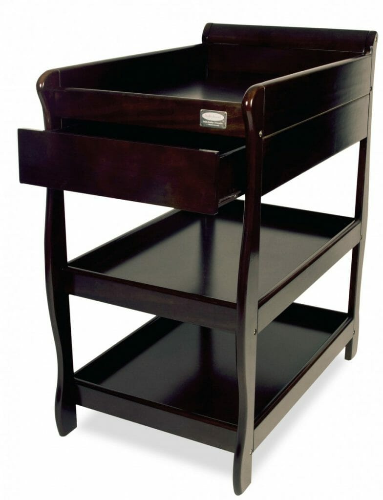 Babyhood Sleigh Change Table with Drawer | Bubs n Grubs