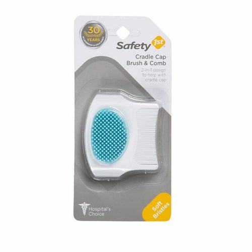Safety 1st Cradle Cap Brush & Comb Arctic Blue | Bubs n Grubs