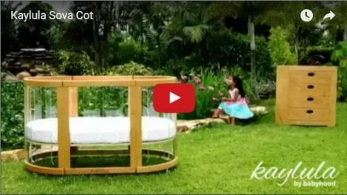 Kaylula Sova Clear Cot + Mattress worth $249 | Bubs n Grubs