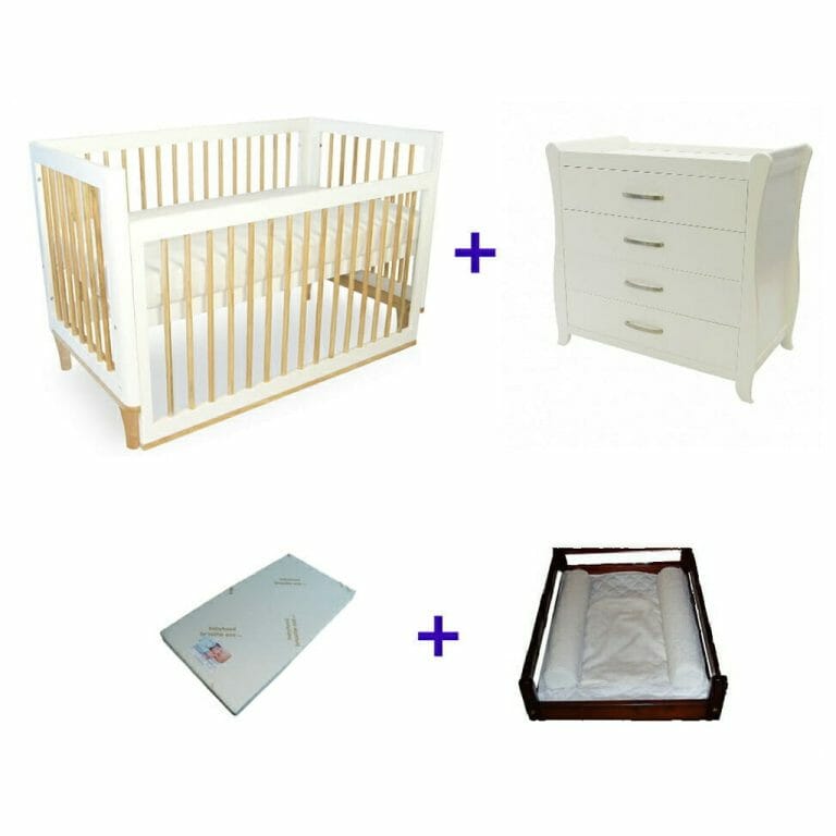 Sunbury Madison 4 Piece Cot Package | Bubs n Grubs