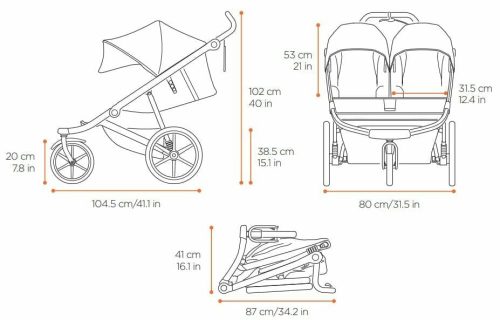 Thule Glide 2 | Running Pram | Bubs n Grubs